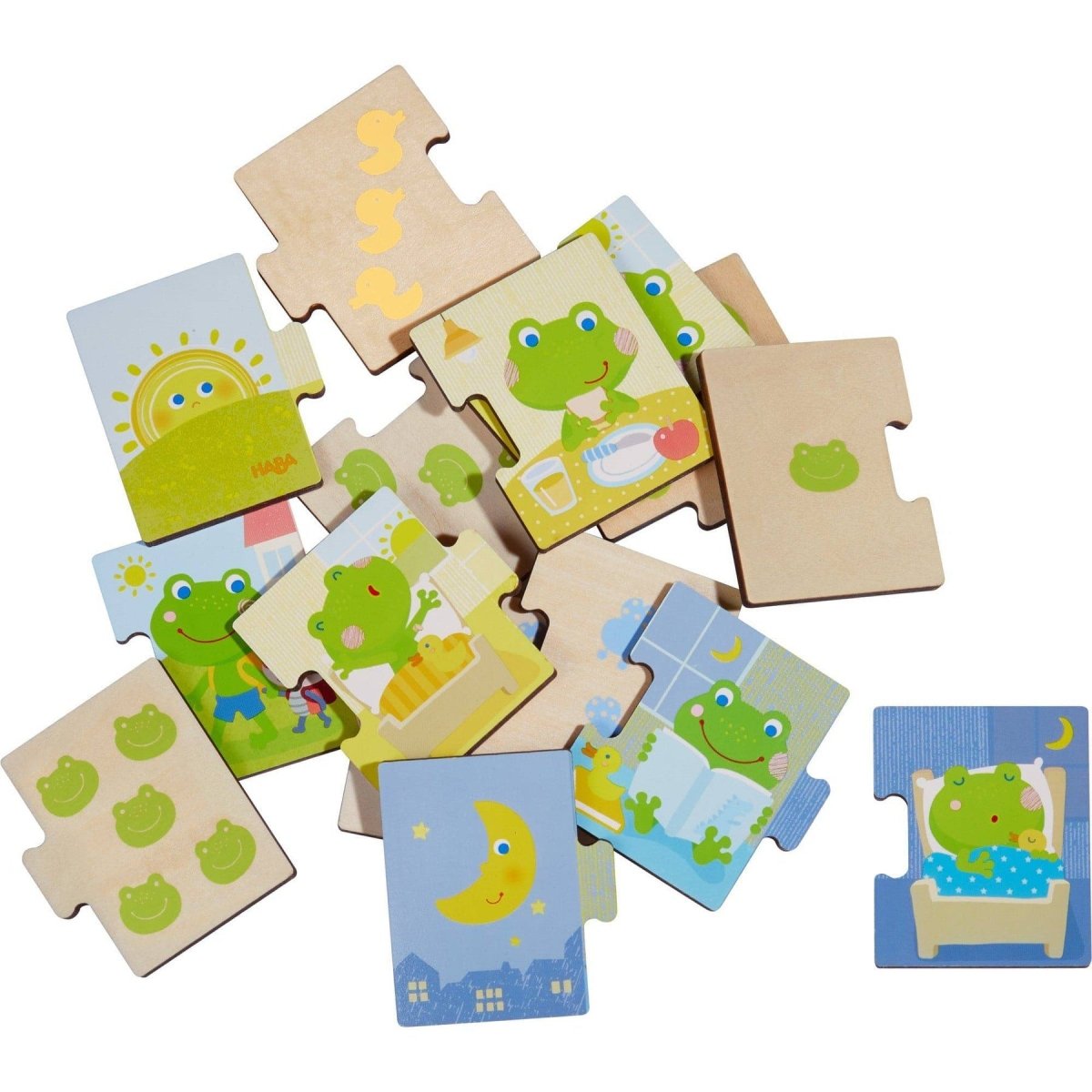 Wooden Frog Matching Game by Haba - Challenge & Fun, Inc.