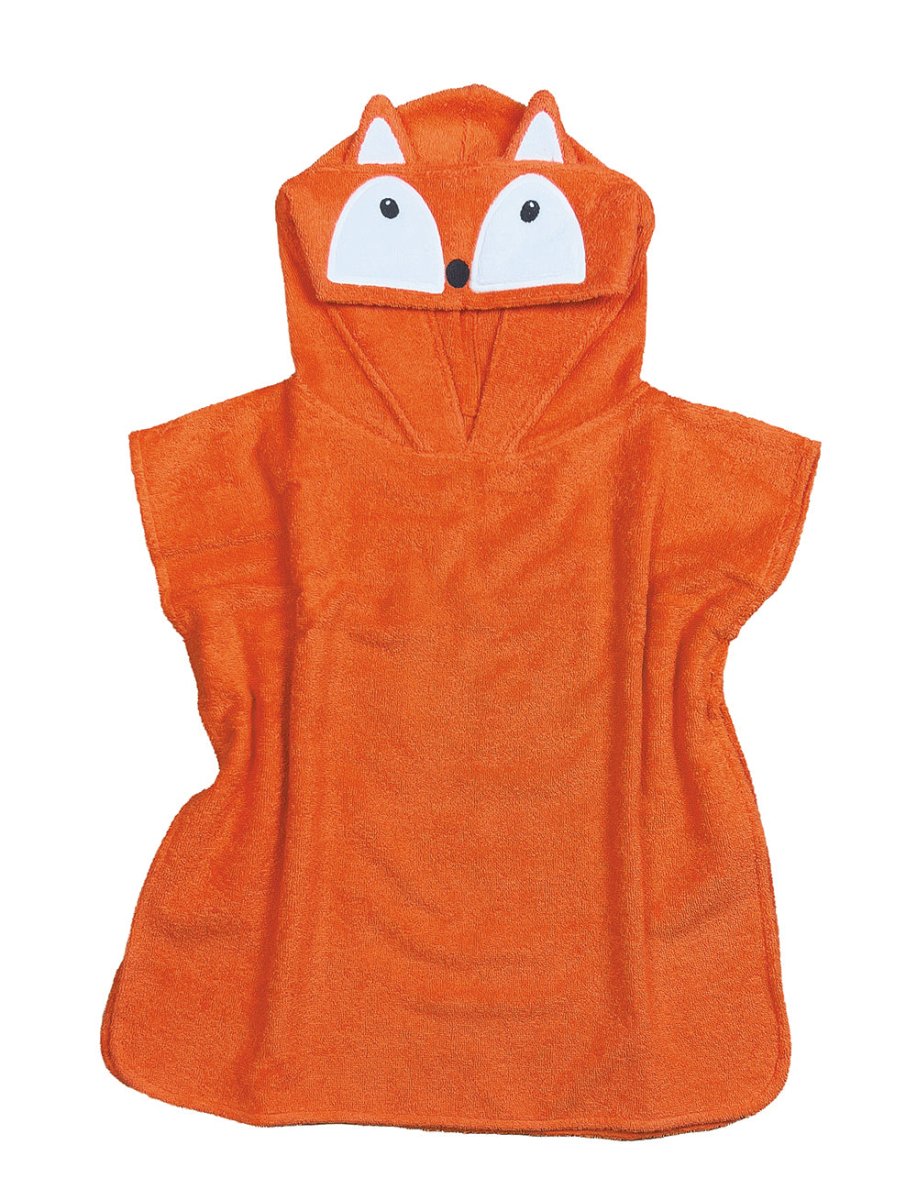 Organic Cotton Bath Poncho - Fox - Challenge & Fun, Inc.