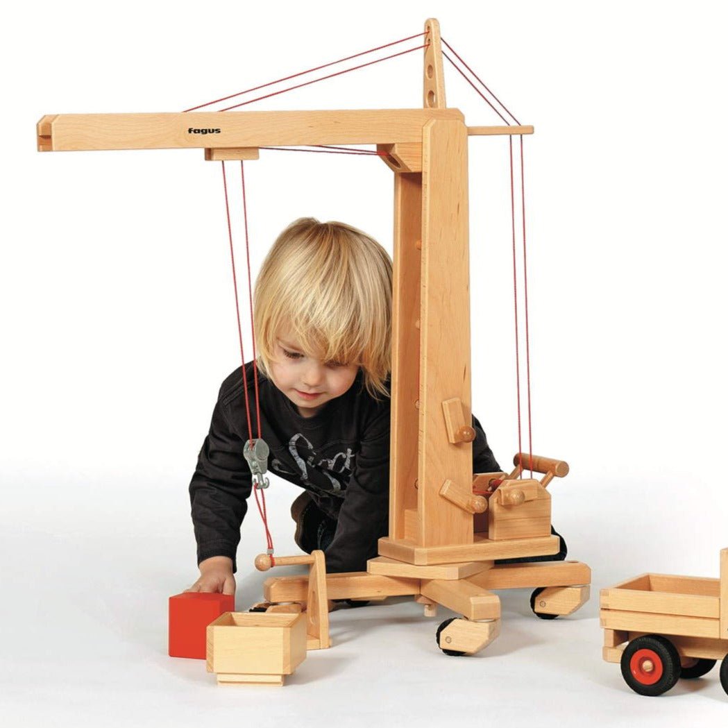 Fagus Wooden Tower Crane - Challenge & Fun, Inc.