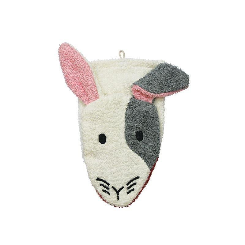 Organic Cotton Rabbit Washcloth Puppet - Challenge & Fun, Inc.
