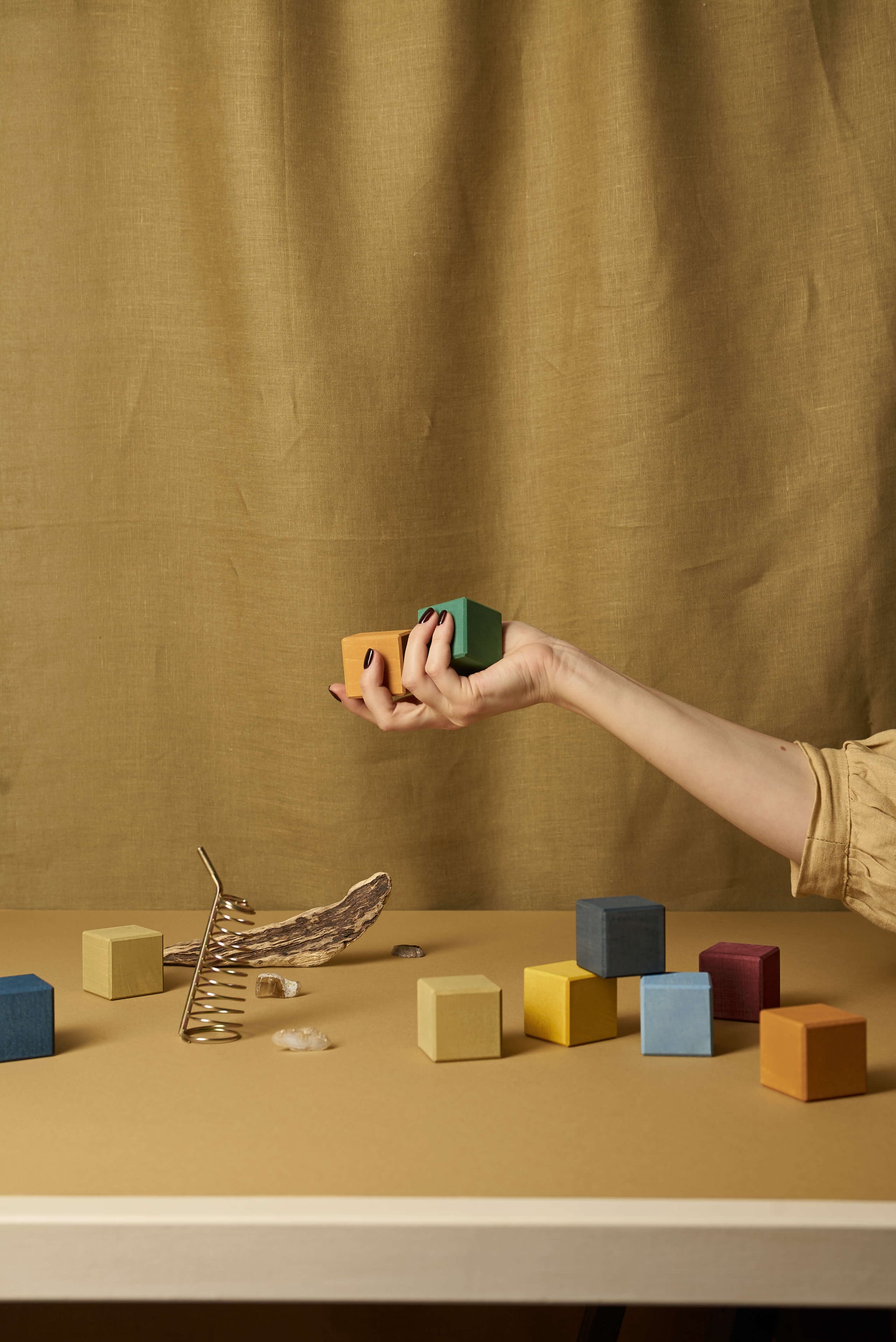 Raduga Grez Wooden Earth Cubes Block Set - Challenge & Fun, Inc.