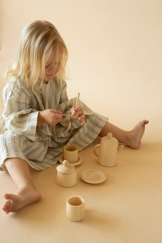 Raduga Grez Wooden Tea Set, Natural - Challenge & Fun, Inc.