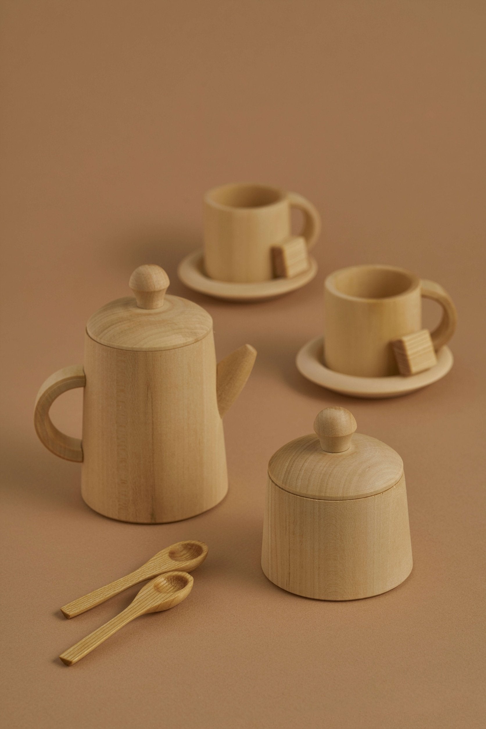Raduga Grez Wooden Tea Set, Natural - Challenge & Fun, Inc.